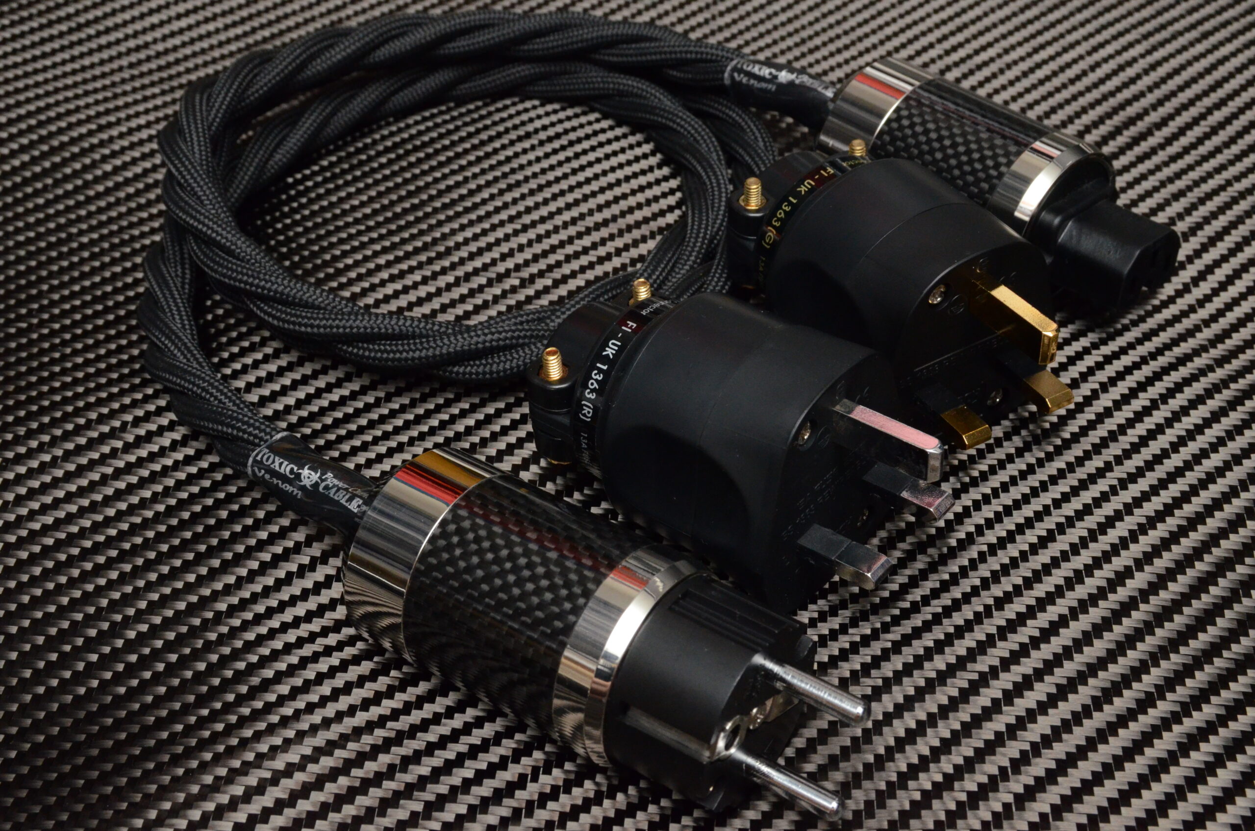 Rectangular Pure Cryo OCC Silver Power Cable 4ft UK – Toxic Cables