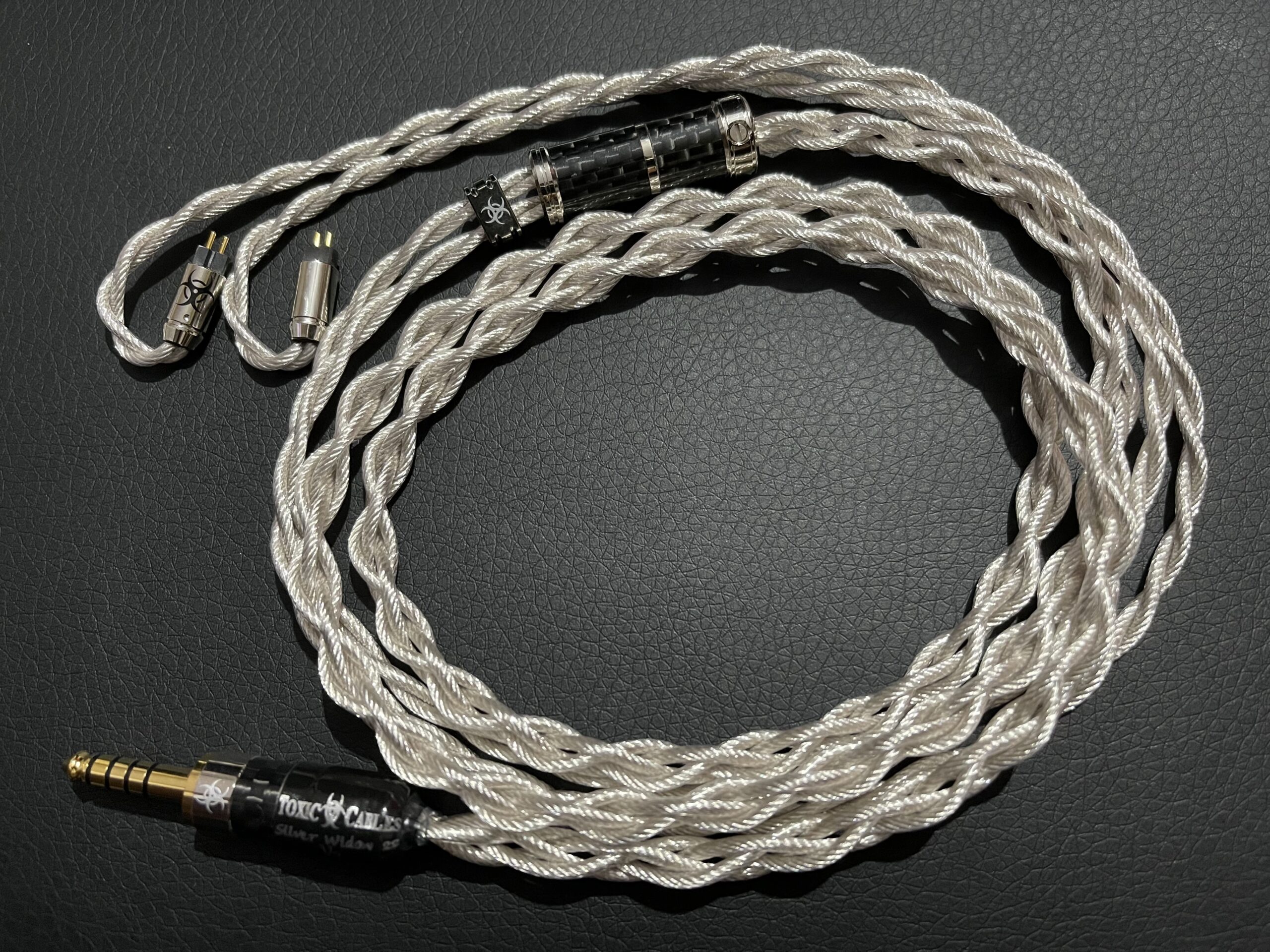 Silver Widow 22 NEW V3 OCC Silver Litz Earphone Cable - Toxic Cables